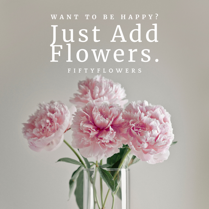 Want to Live a Happier Life? The Answer is Blooming! - FiftyFlowers