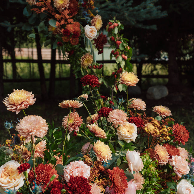 Create a Jewel Tone Fall Themed Wedding theme | FiftyFlowers