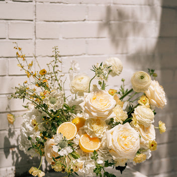 Create a Romantic Butter Yellow Wedding Shoot with Italian Flair th...